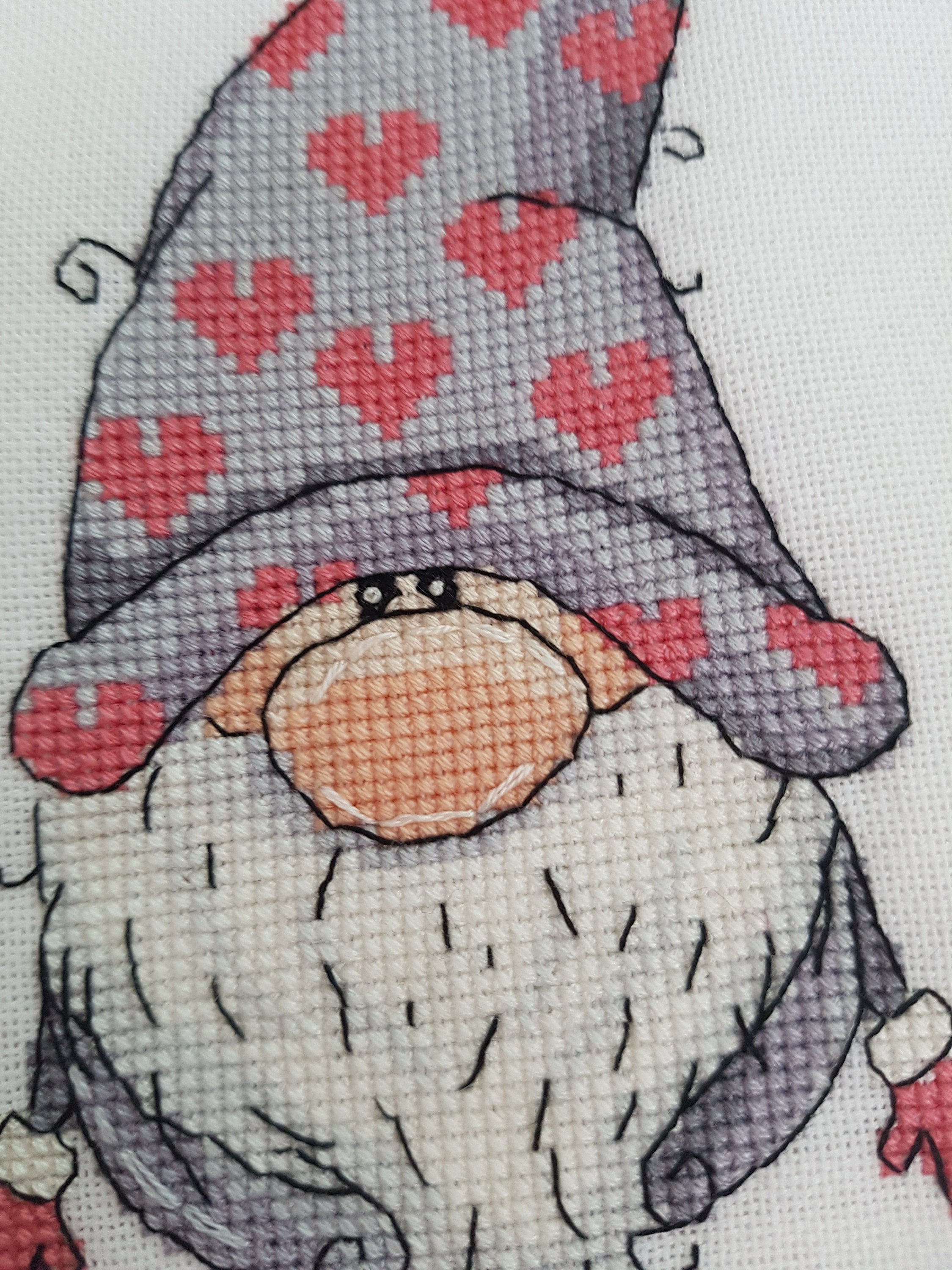 Christmas Elf Cross Stitch Pattern PDF Instant Download Gnome | Etsy
