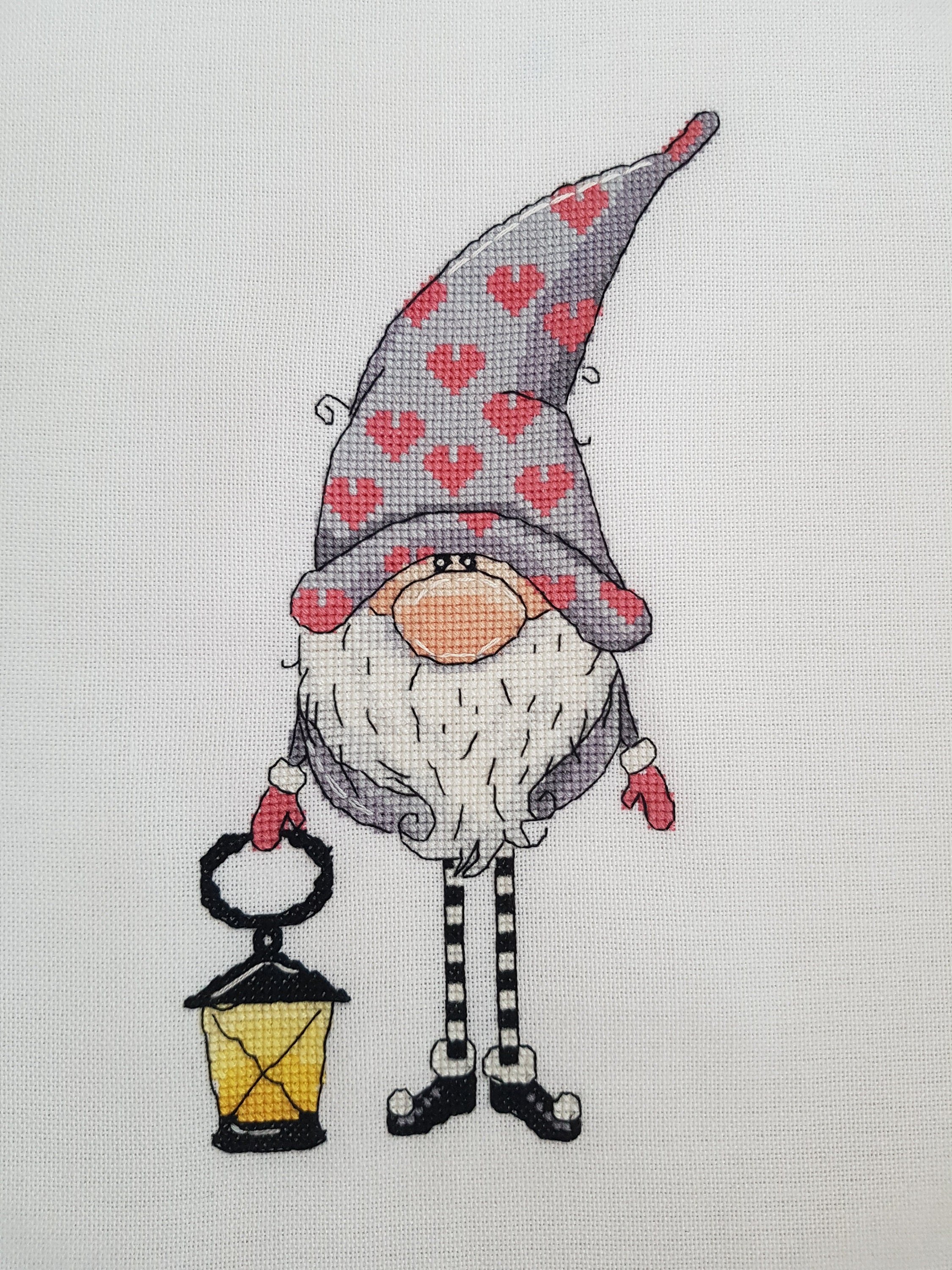 Christmas Elf Cross Stitch Pattern PDF Instant Download Gnome | Etsy
