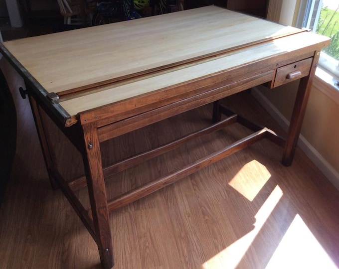 Vintage Hamilton Economy Drafting Table - Etsy