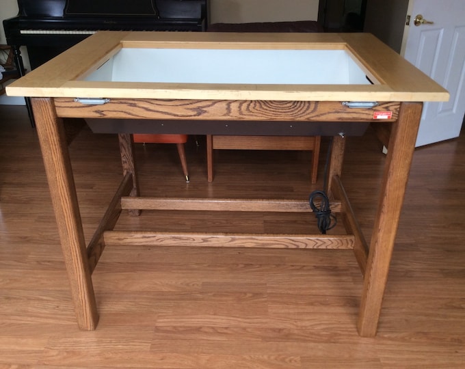 Vintage Hamilton Lighted Drafting Table - Etsy
