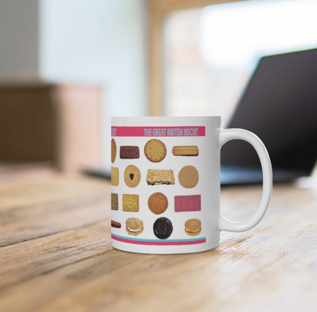 Classic British Biscuits 11oz Mug, Great British Biscuits Mug, Biscuits ...
