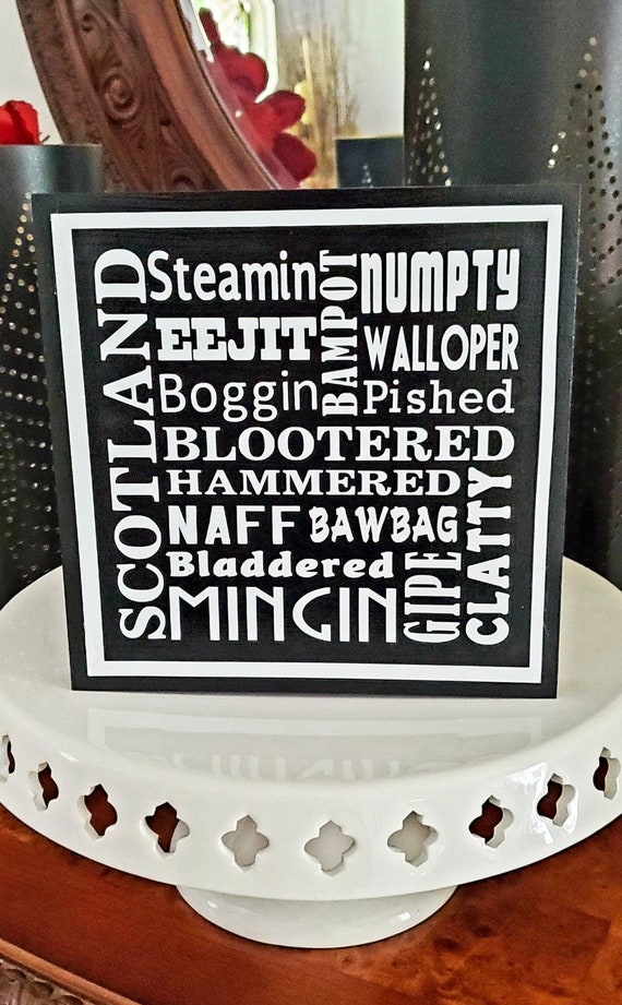 Steamin Drunk Doric Funny Sayings British Scottish Typography - Etsy UK