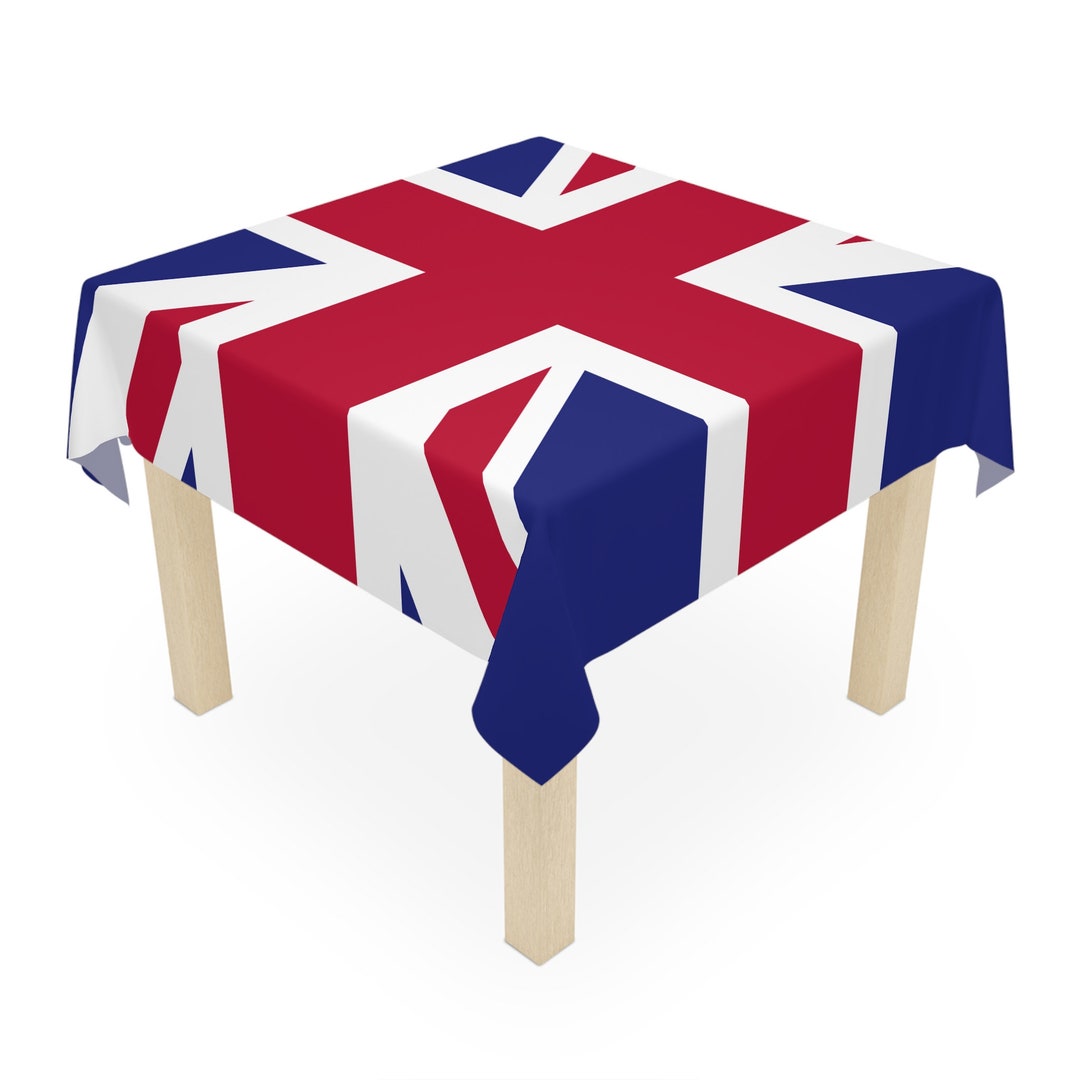 Union Jack Flag Tablecloth, British Union Jack Flag Table Cover ...