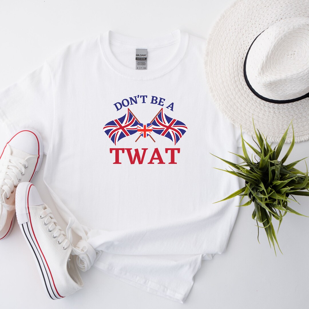 Funny British Union Jack T-shirt: Rude Gag Gift - Etsy
