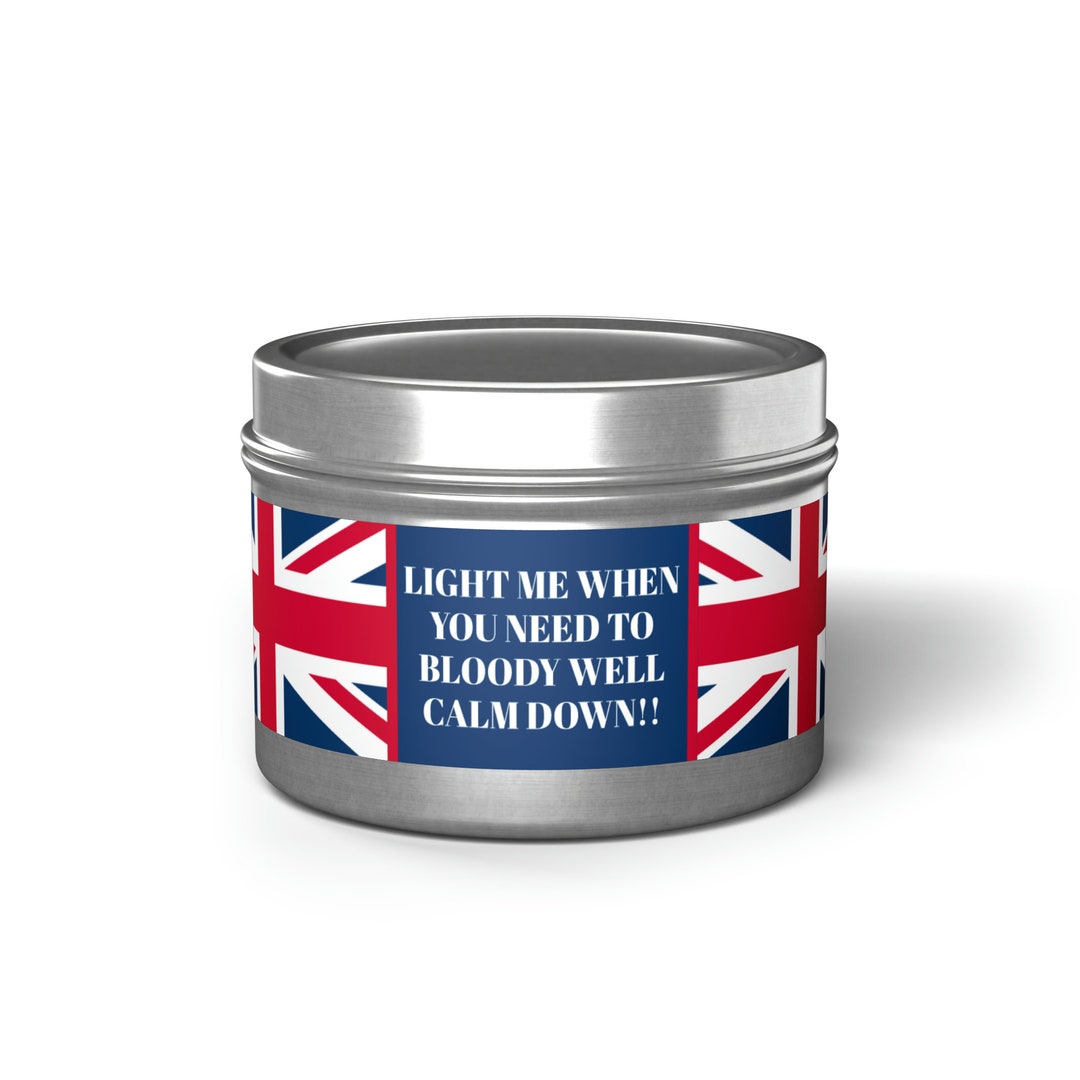 British Union Jack Funny Rude Tin Candles Funny British - Etsy