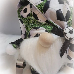 Soccer Gnome, Handmade Gnome, Nordic Gnome, Tomte, Nisse, Gonk, Tiered ...