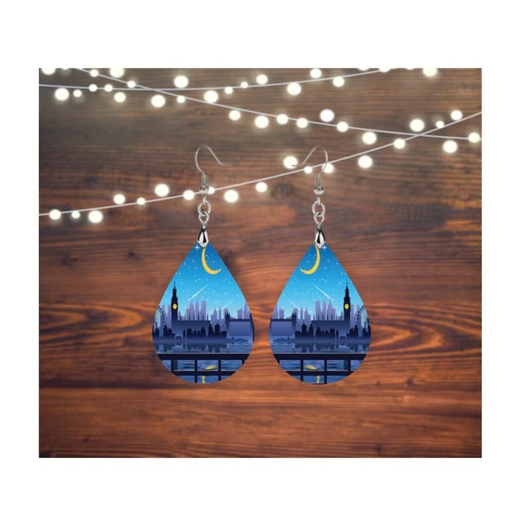 London Skyline Earrings, London Scene British Earrings, London Earrings ...