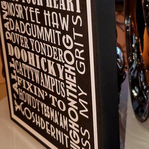 Southern Sayings 8 X 8 Wood Typography Subway Handmade Wood Sign - Etsy