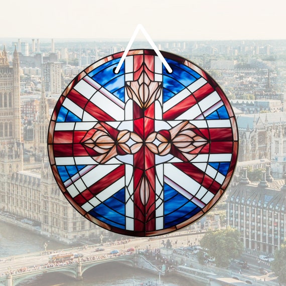 Union Jack Stained Glass
