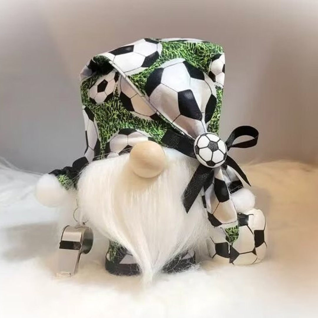 Soccer Gnome, Handmade Gnome, Nordic Gnome, Tomte, Nisse, Gonk, Tiered ...