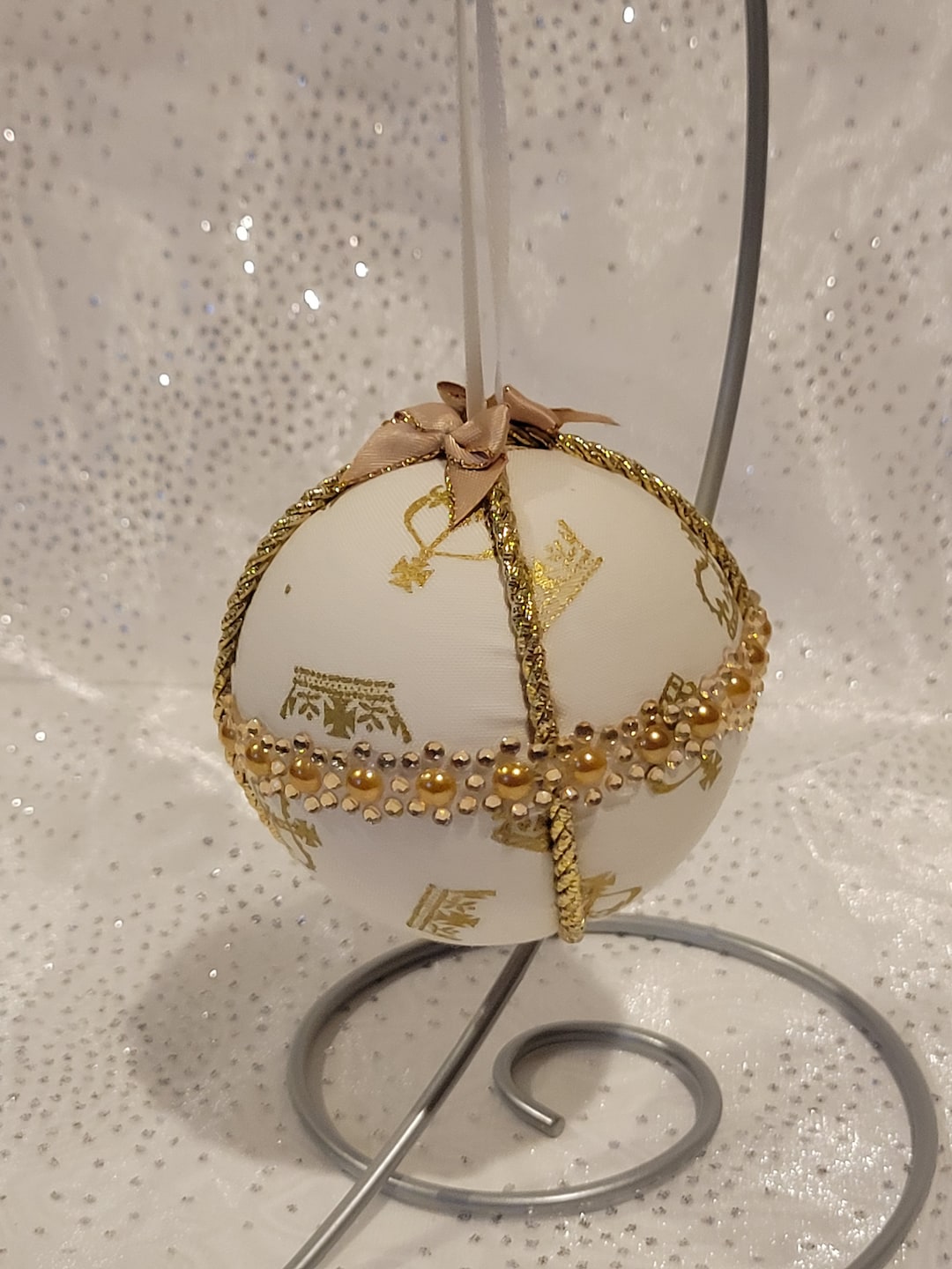 Royal Jubilee Queen Gold Crown Fabric Hanging Ornament Royal - Etsy