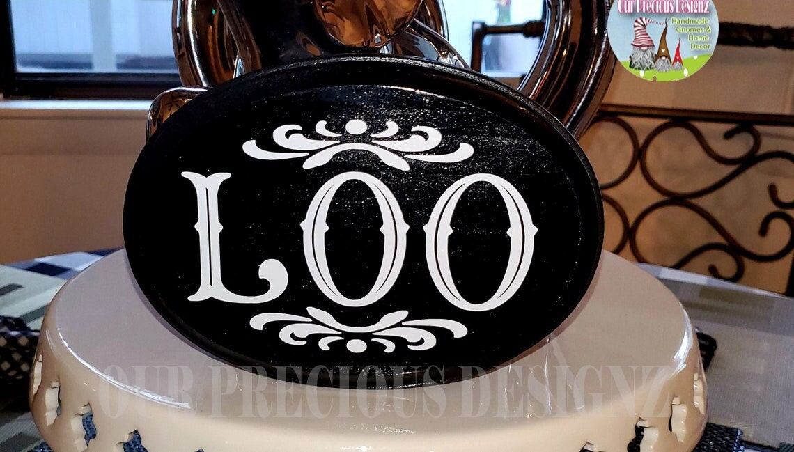 Loo Toilet British Scottish Bathroom Handmade Wood Sign Plaque - Etsy