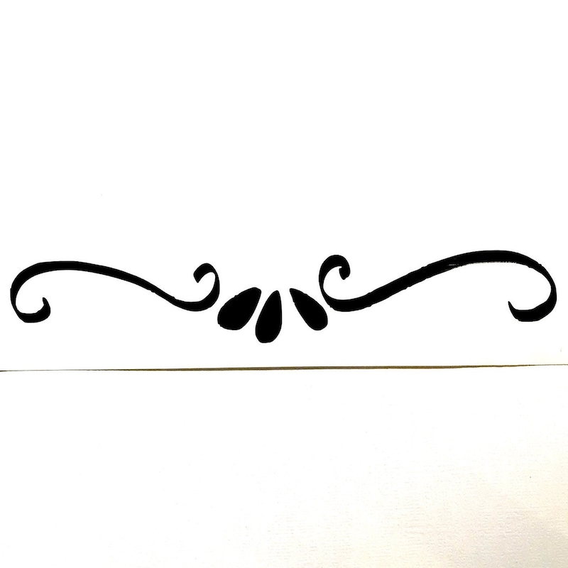 Vinyl Decals Flourish - Etsy
