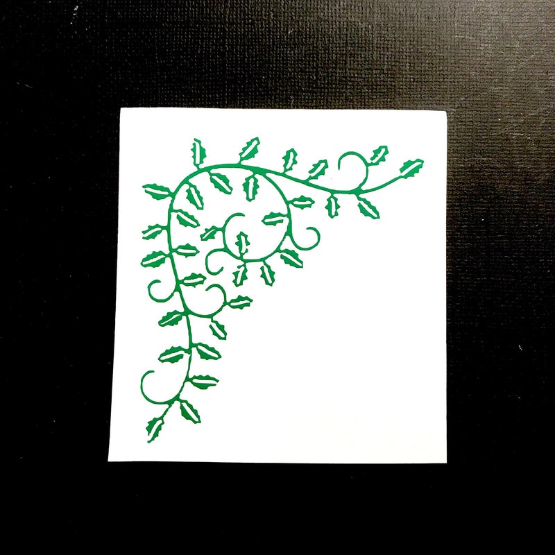 Corner Scroll Decal - Etsy