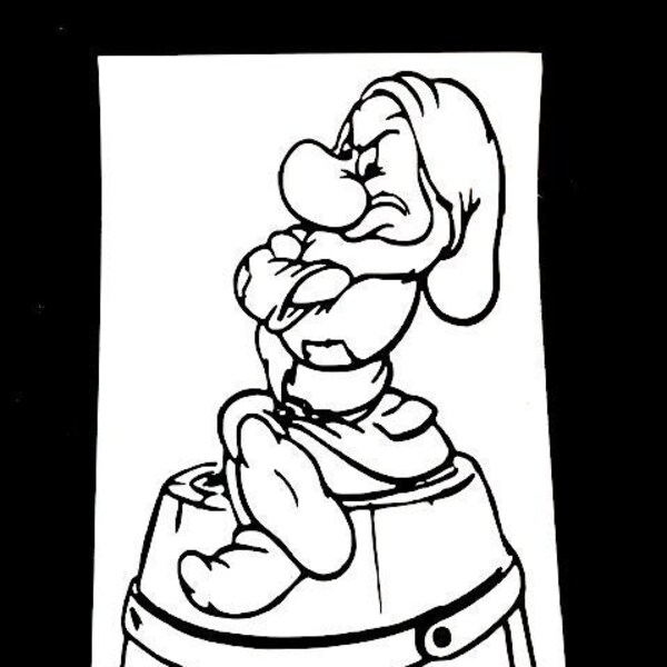 Grumpy Dwarf Decal - Etsy