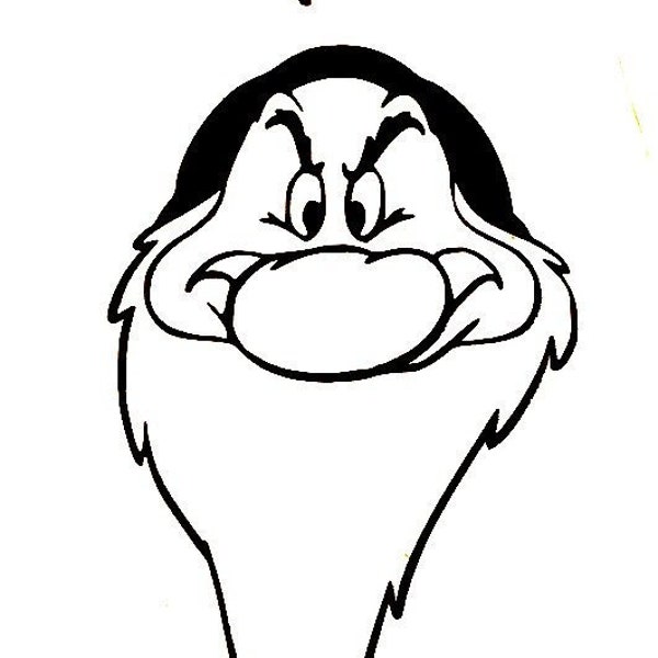 Grumpy Dwarf Car Decal - Etsy