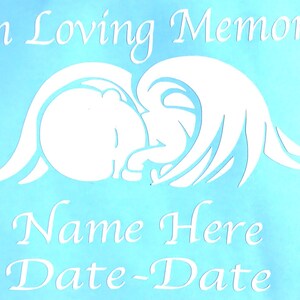 DIY in Loving Memory Vinyl Decals Single Baby Twin Babies - Etsy