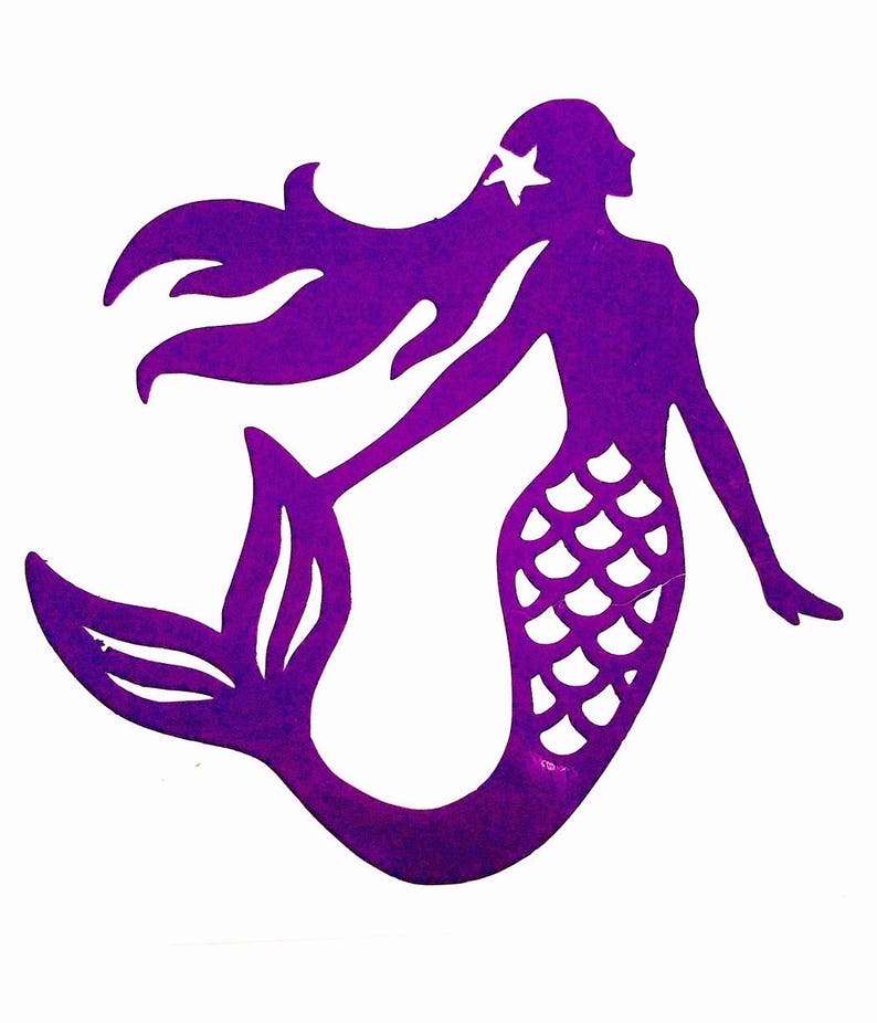 DIY Mermaid Vinyl Decal Lady of the Sea Mythical Creature - Etsy