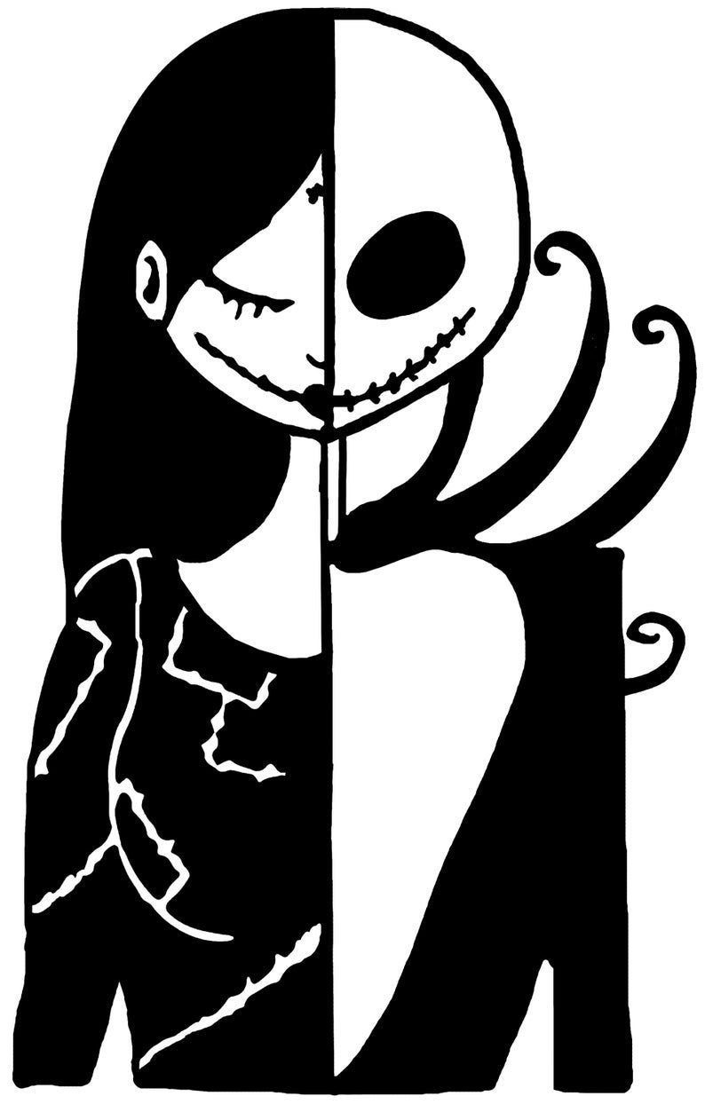 DIY Nightmare Before Christmas Vinyl Decal Cartoon Jack - Etsy España