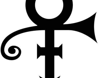Prince Symbol Decal | Etsy