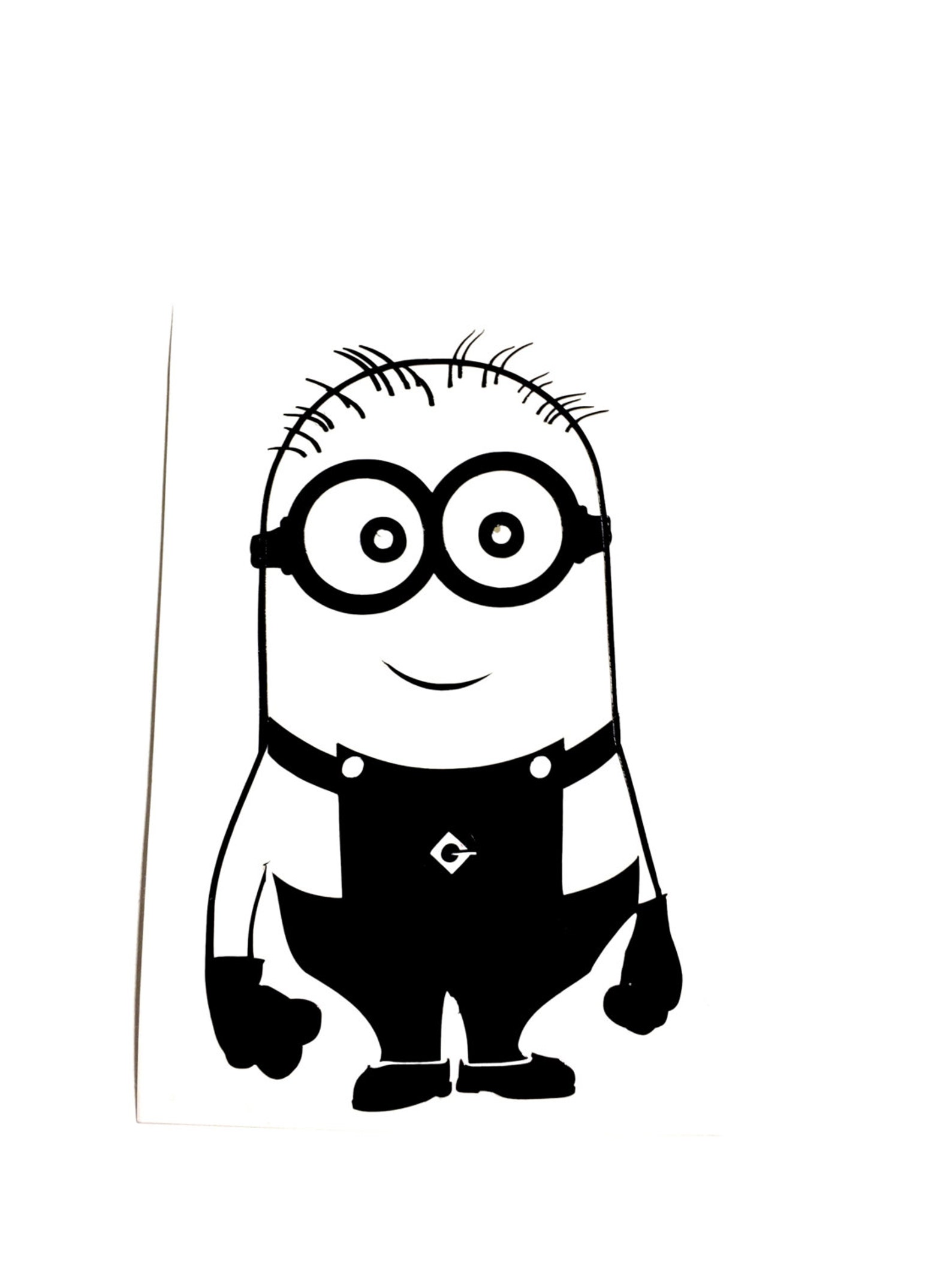 DIY Minion Vinyl Decal, Minion Bob, Despicable Me Decal, Cartoon Decal ...