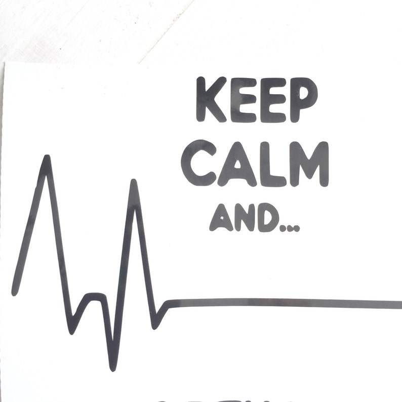 DIY Keep Calm, OK NOT That Calm Vinyl Decal - Etsy