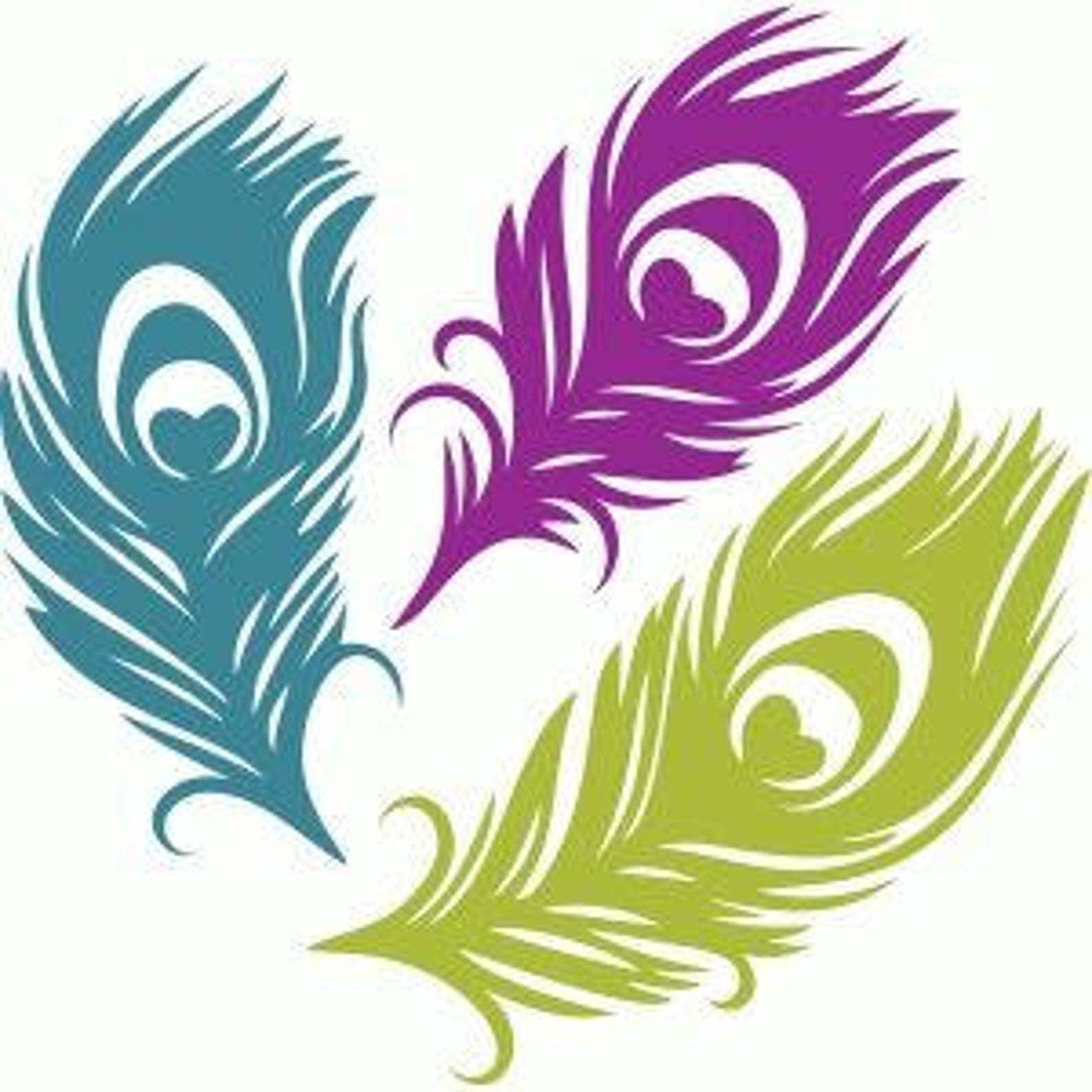 DIY Feather Vinyl Decal. Choose Size Choose Color Laptop - Etsy