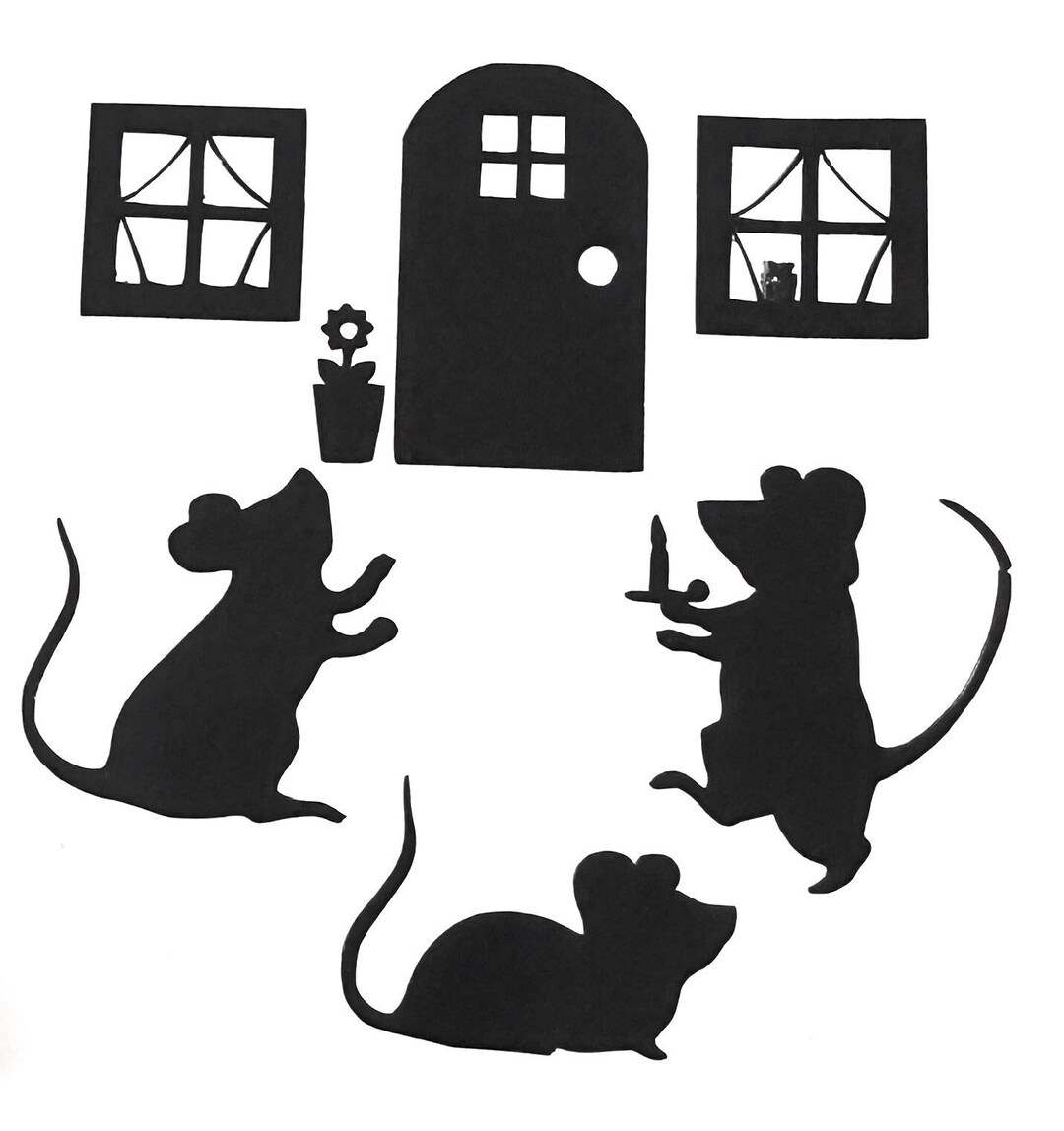 DIY Mouse House Vinyl Decal, Wall Decal, Laptop Decal, iPad Decal ...