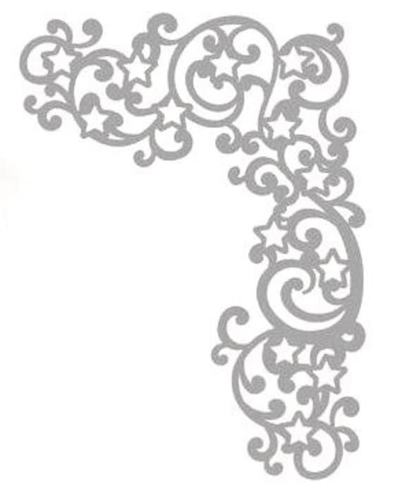 DIY Corner Scroll Vinyl Decal Car Window Decal Laptop Decal - Etsy