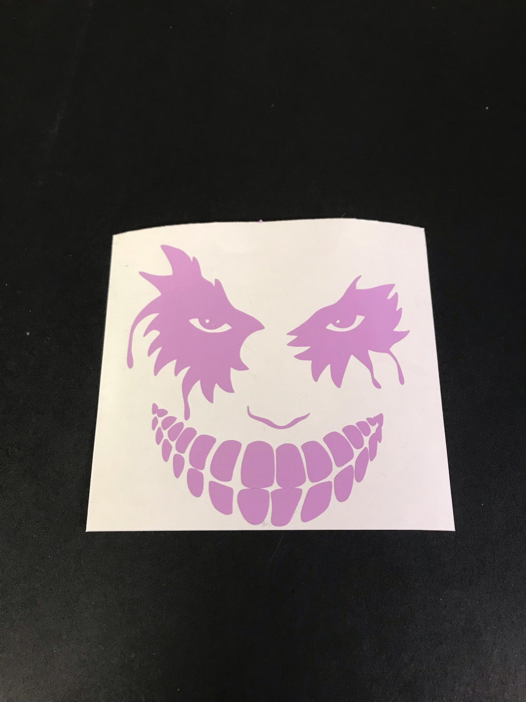 DIY Joker's Face Vinyl Decal. Choose Size, Choose Color, Laptop Decal ...