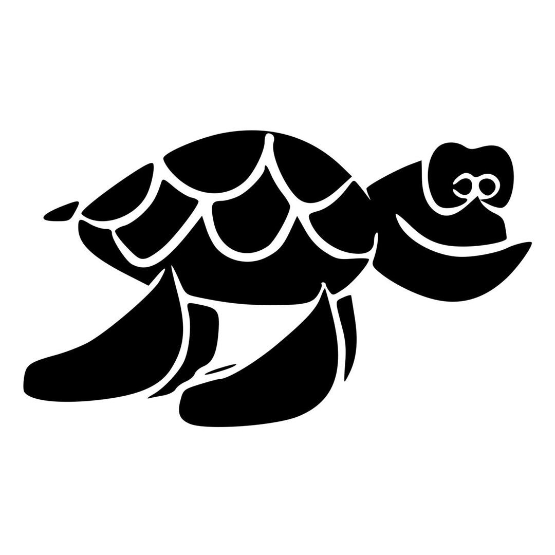 DIY Sea Turtle Vinyl Decal, Turtle Lover, Sea Turtle, Laptop Decal ...