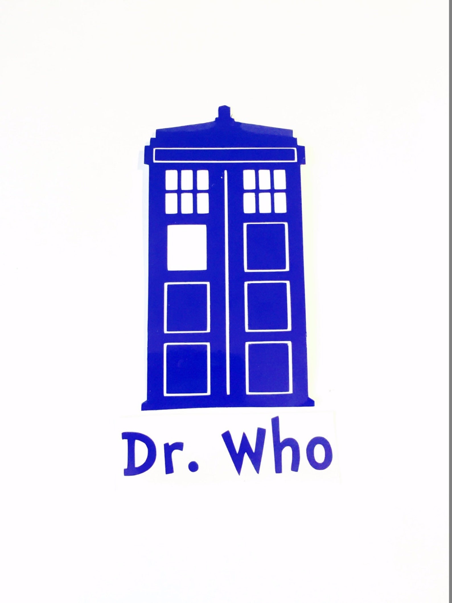 Dr Who's Tardis Vinyl Decal | Etsy