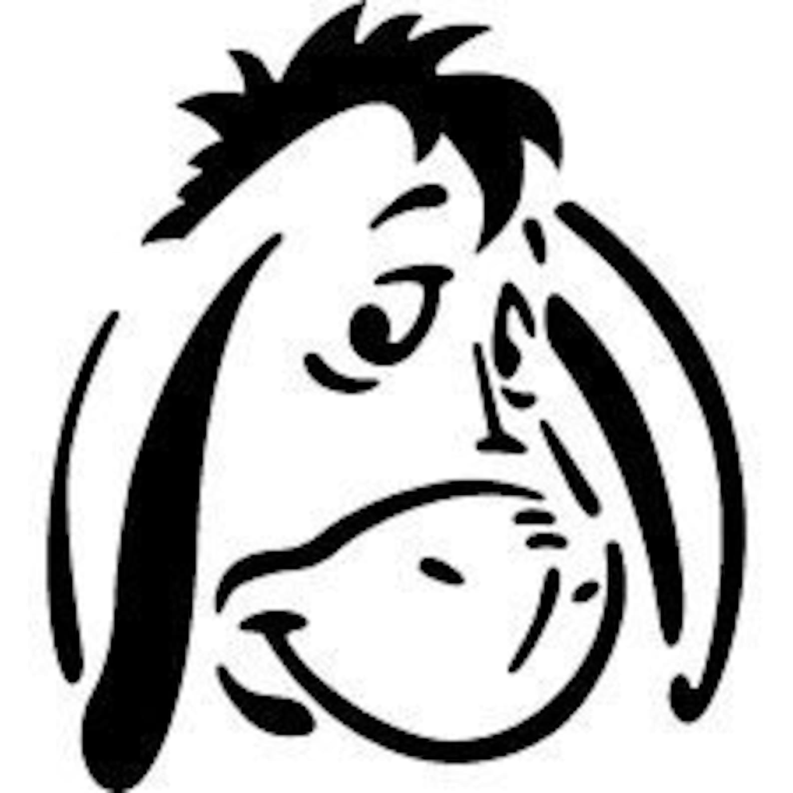 DIY Eeyore Donkey Vinyl Decal Laptop Decal Tablet Decal | Etsy