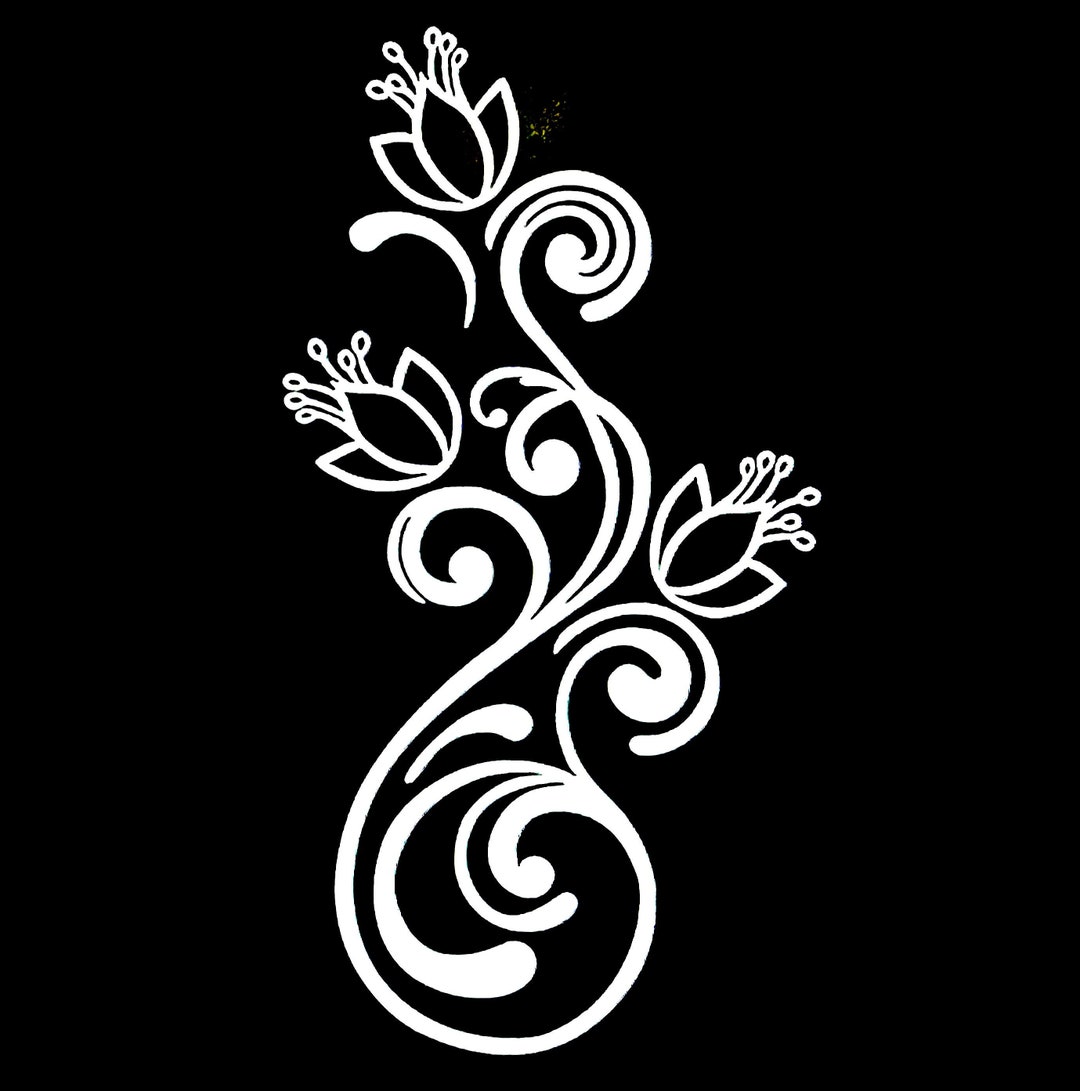 DIY Vinyl Accent Scrolls or Flourish Home Decor - Etsy