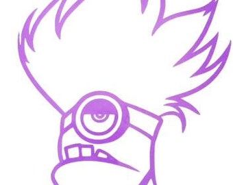 Purple Minion Coloring Page