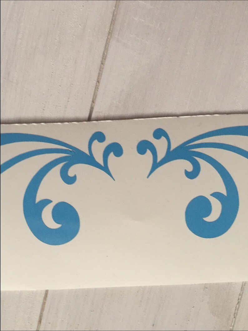 DIY Vinyl Decal, Accent Scrolls - Etsy
