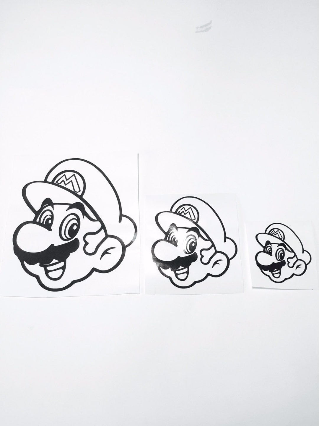 DIY Vinyl Decal. Choose Size, Choose Color Vinyl, Mario, Mario Brothers ...