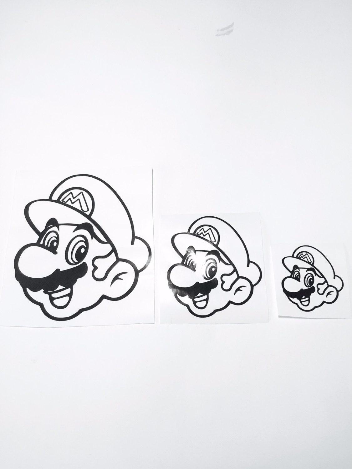 DIY Vinyl Decal. Choose Size Choose Color Vinyl Mario Mario | Etsy