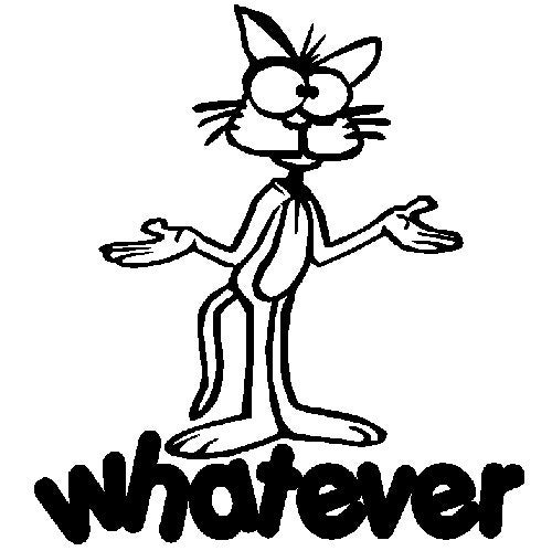 DIY Whatever Cat Vinyl Decal, Cat Lover, Cat Owner, Laptop, Tablet ...