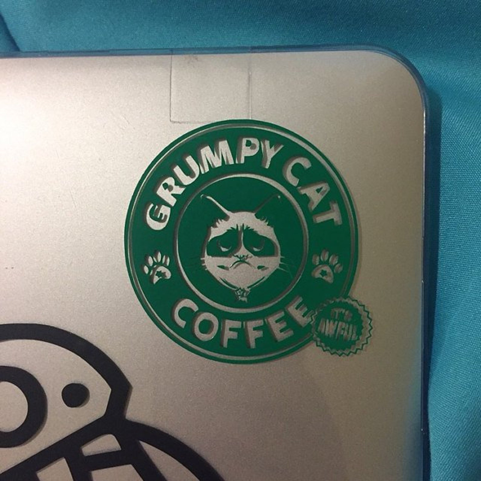 DIY Grumpy Cat Coffee Vinyl Decal Choose Vinyl Color Choose - Etsy