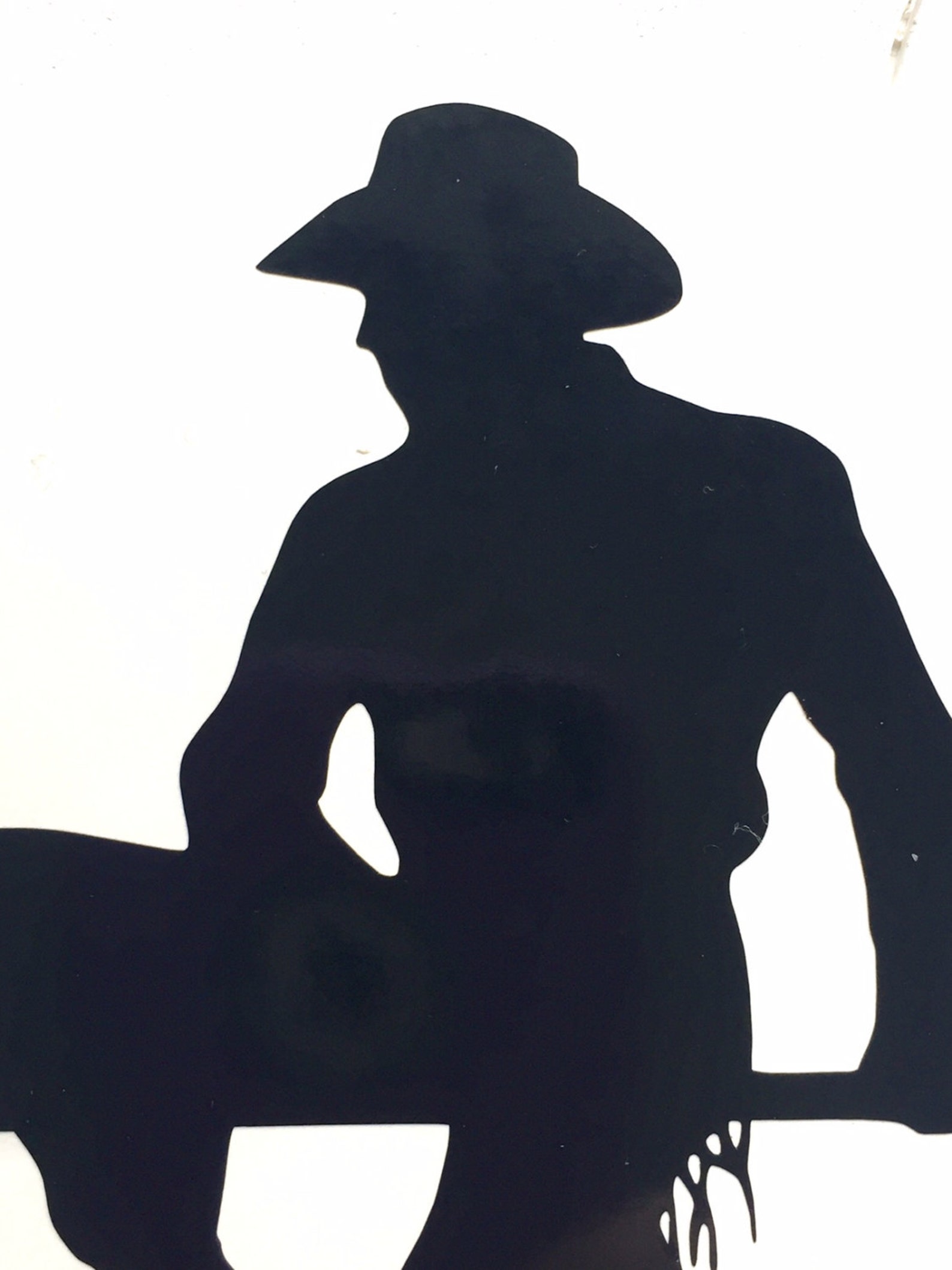 DIY Cowboy Vinyl Decal | Etsy