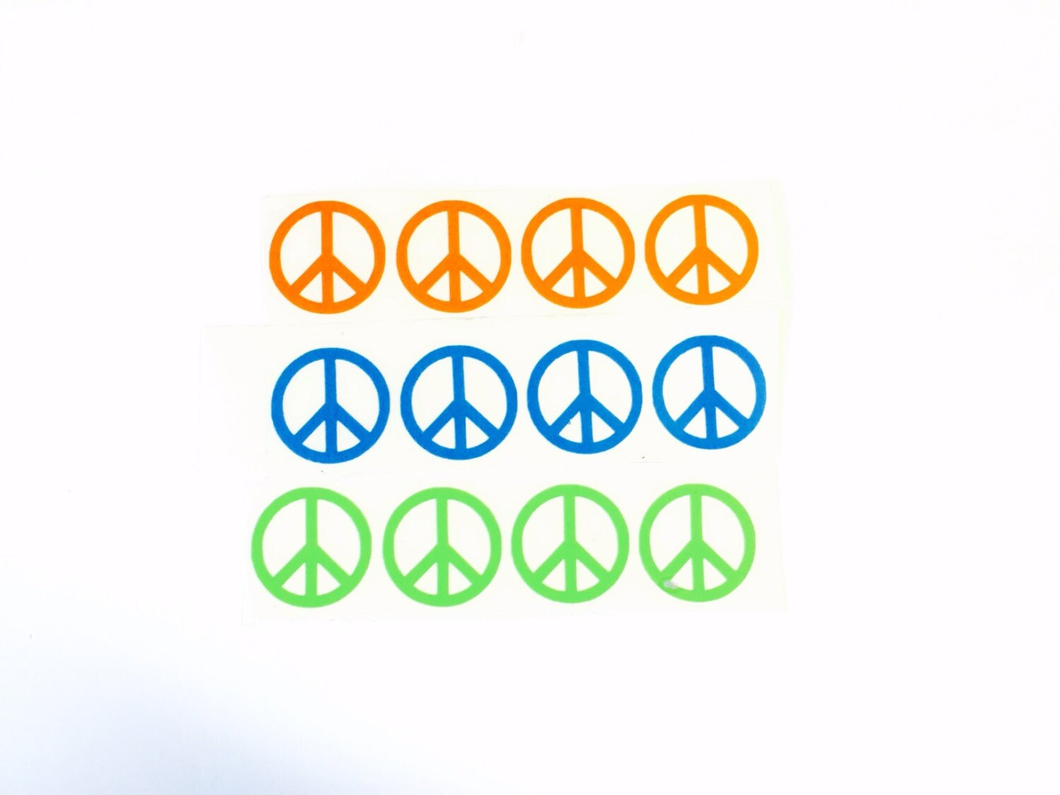 DIY Peace Signs Vinyl Decals You Pick the Colors Laptop Decals | Etsy