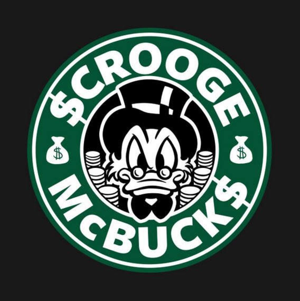 DIY Scrooge Mcbucks Vinyl Decal Cartoon Character Decal - Etsy