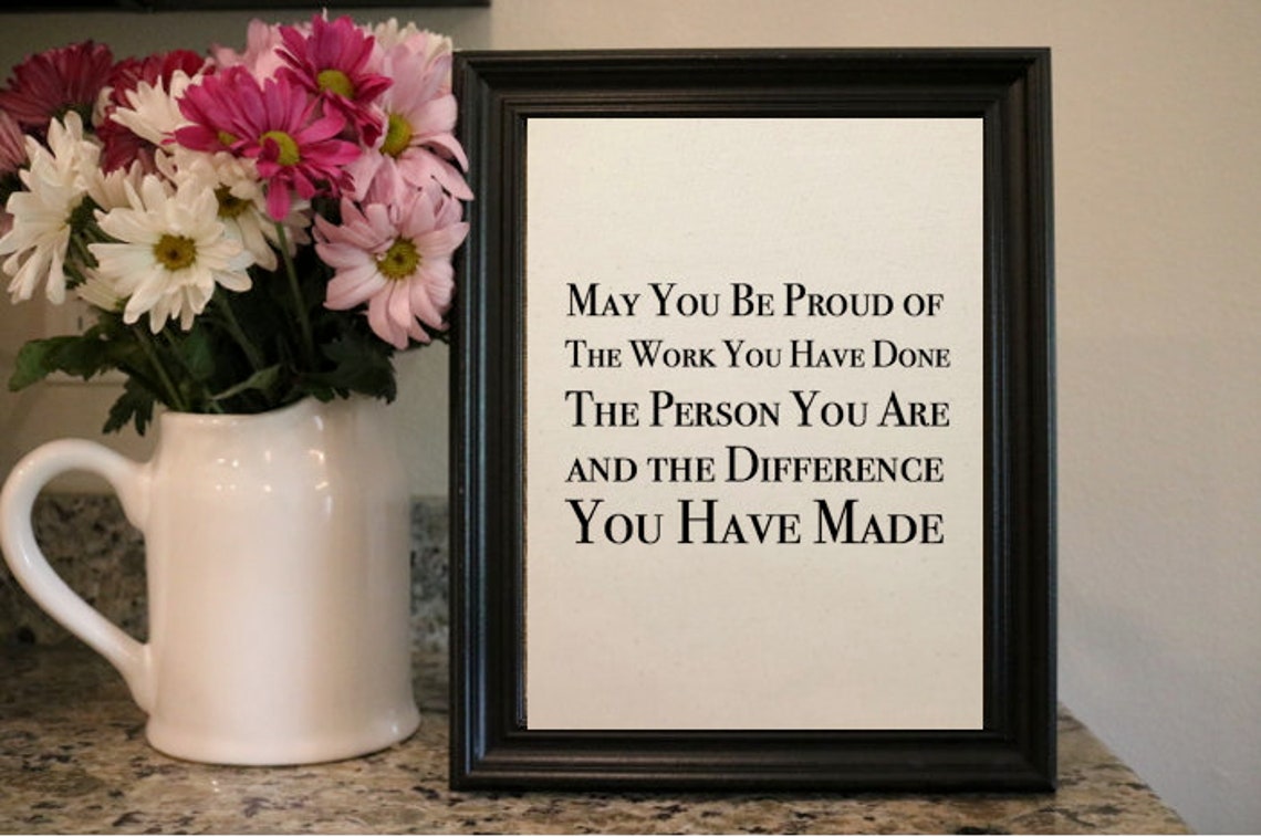 Retirement Canvas Print Retirement Gift Coworker Retiring - Etsy