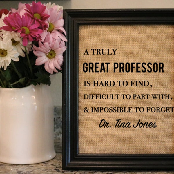 Professor Gift - Etsy