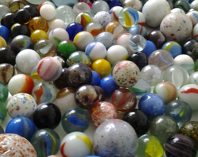 100 Classic Marbles Different Colors and Sizes - Etsy
