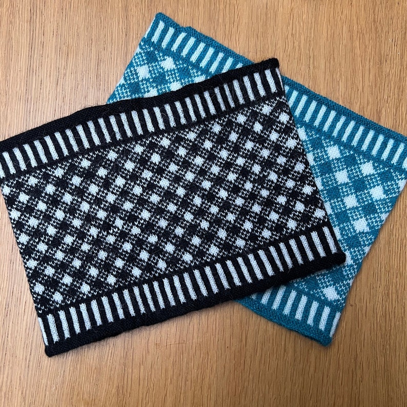 Scotland Sanquhar Knitting Kit Shepherds Plaid Cowl - Etsy