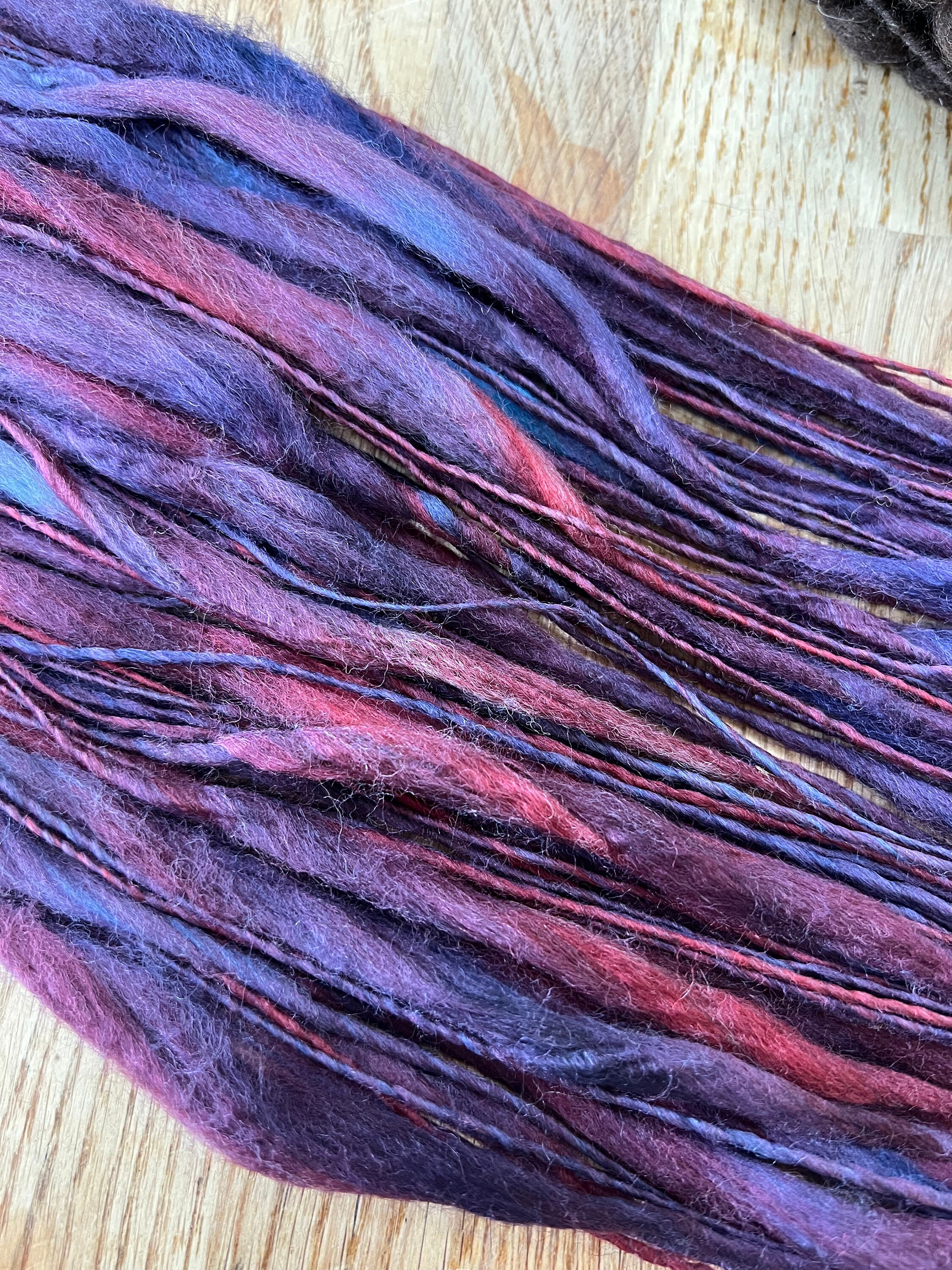 Hand Spun Thick & Thin Yarn - Etsy