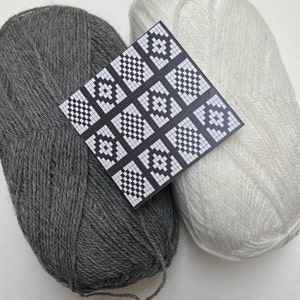 Scotland Sanquhar Knitting Kit - Shepherds Plaid Cowl - Etsy