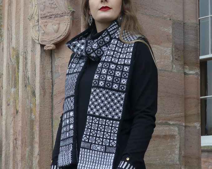 Sanquhar Knitting Kit - Sampler Scarf - Etsy UK